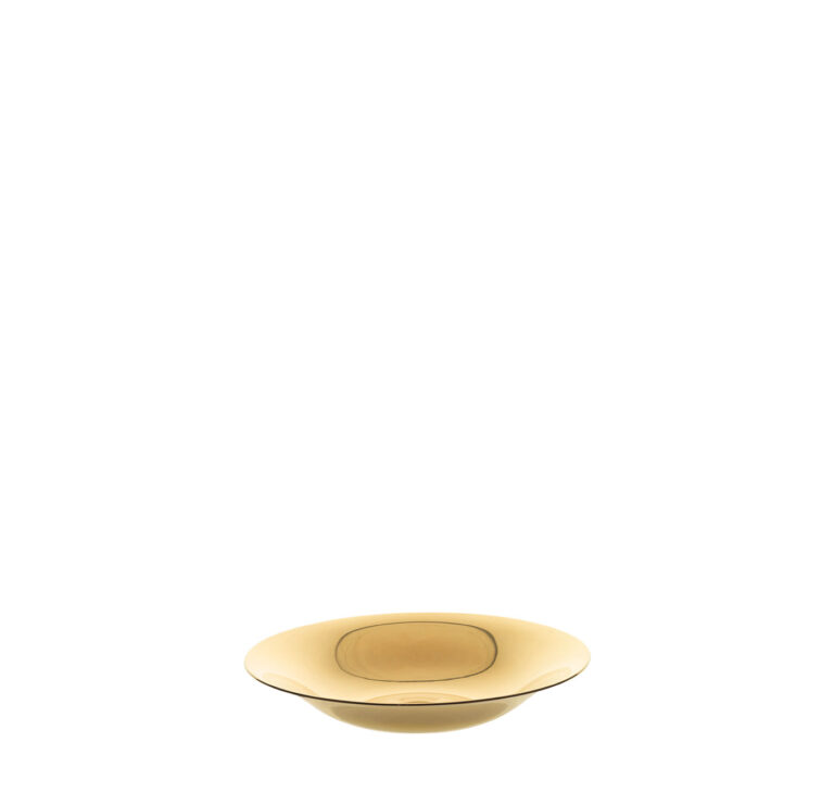 Lily Mokka saucer (gilt brass) | J. & L. Lobmeyr